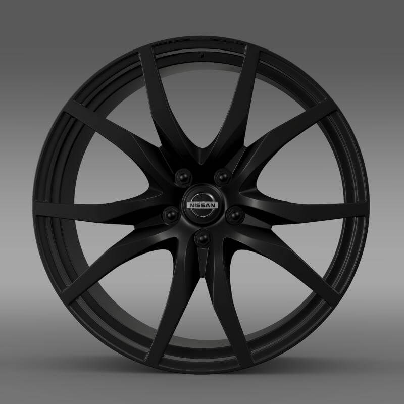 Nissan GTR Rim - 3D Model by Creative Idea Studio