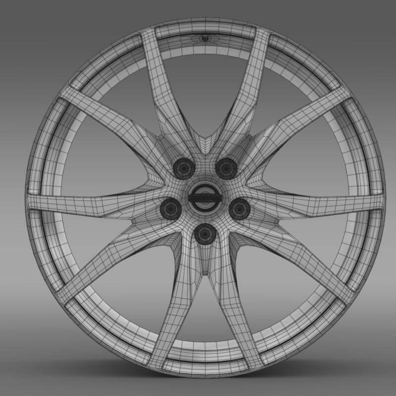 Nissan GTR Rim - 3D Model by Creative Idea Studio