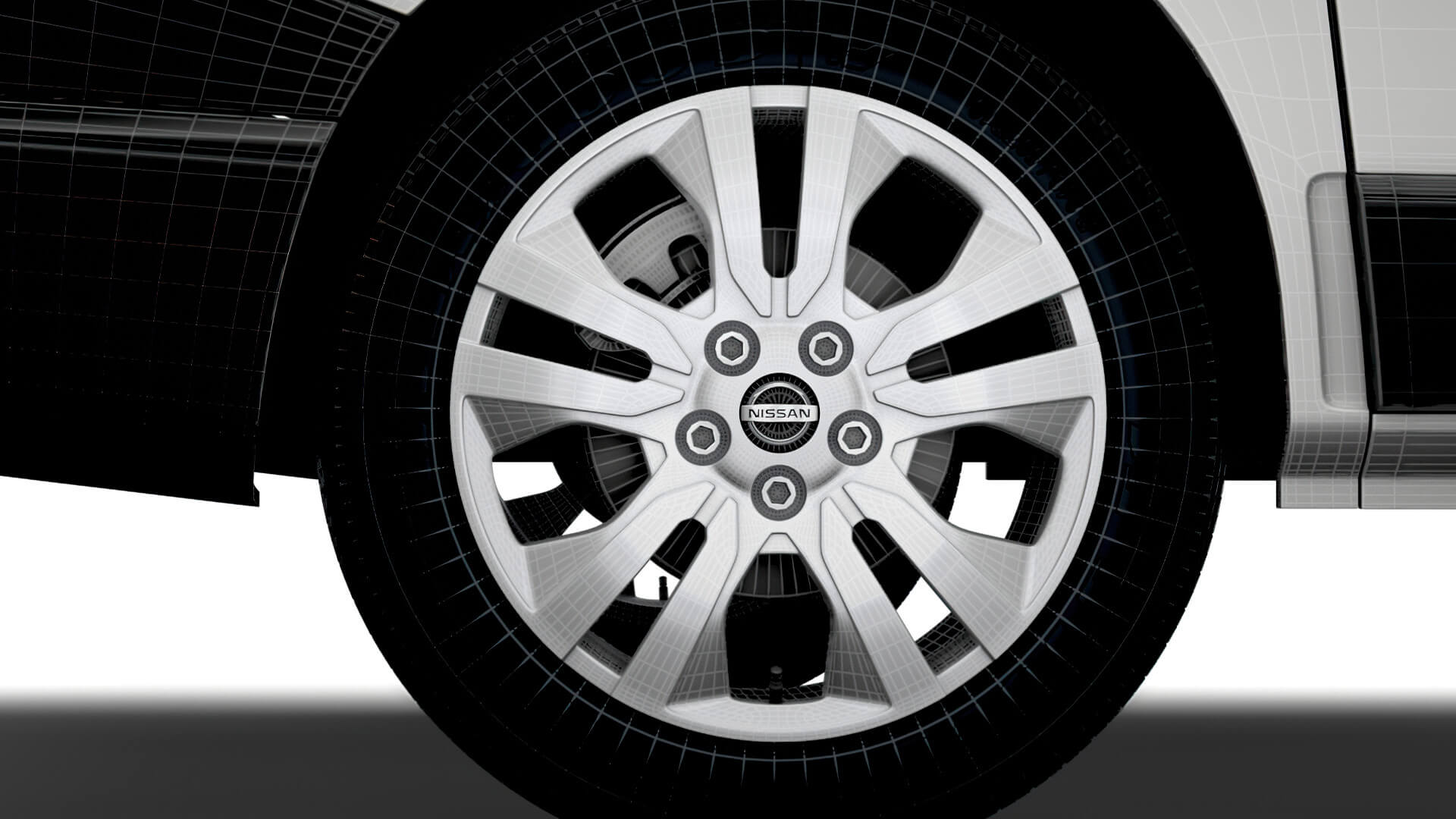 Nissan NV 300 Van 2021 Wheel - 3D Model by Creative Idea Studio