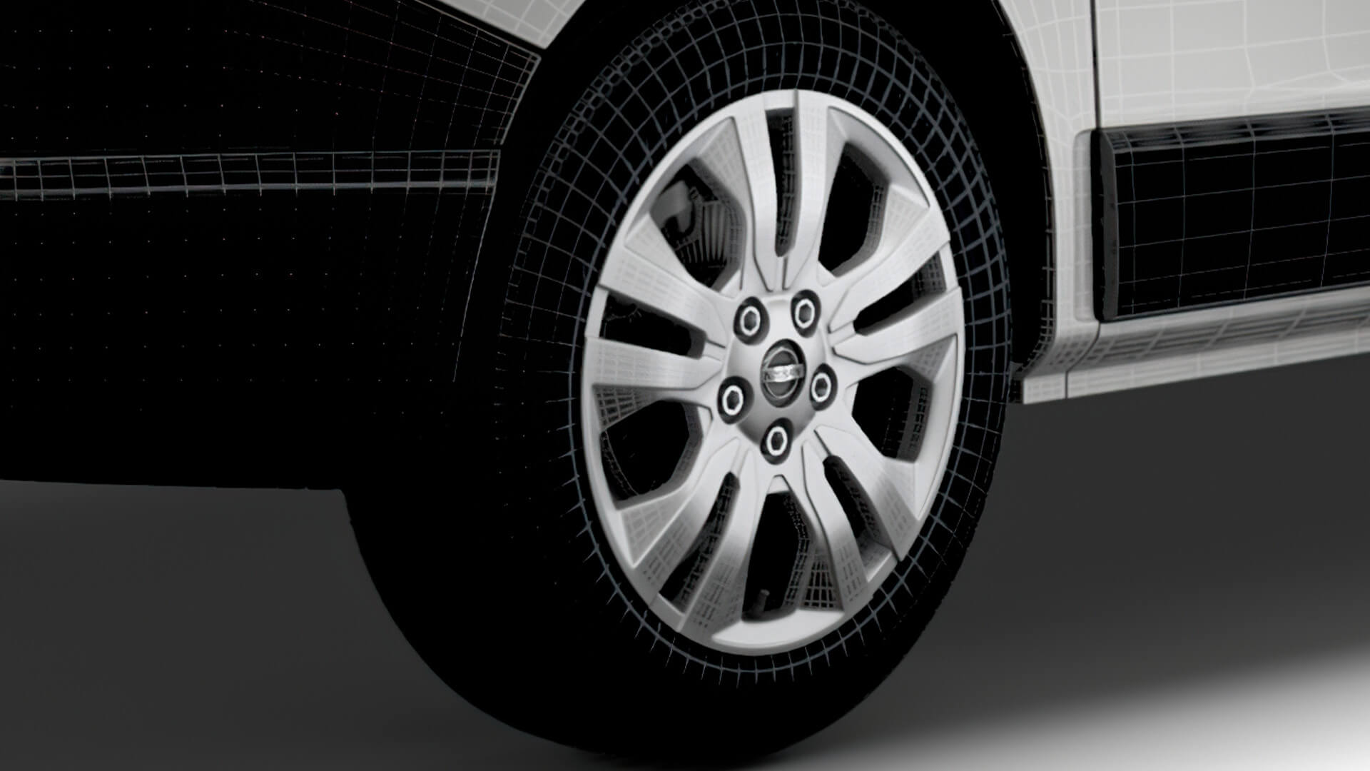 Nissan NV 300 Van 2021 Wheel - 3D Model by Creative Idea Studio