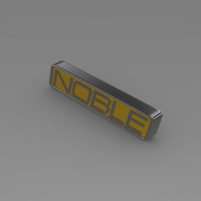 Noble Logo - 3D Model by Creative Idea Studio