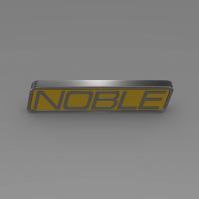 Noble Logo - 3D Model by Creative Idea Studio
