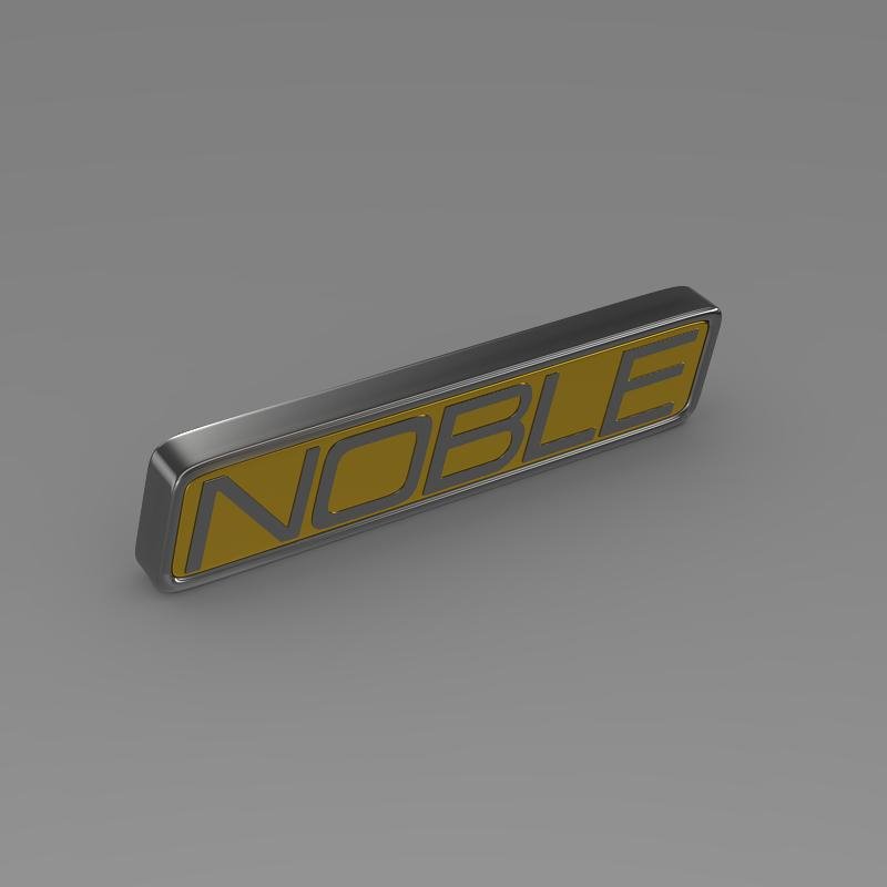 Noble Logo - 3D Model by Creative Idea Studio