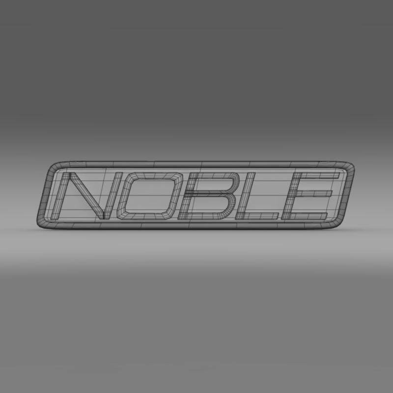 Noble Logo - 3D Model by Creative Idea Studio
