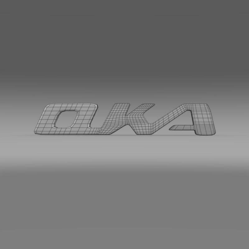 OKA Logo - 3D Model by Creative Idea Studio