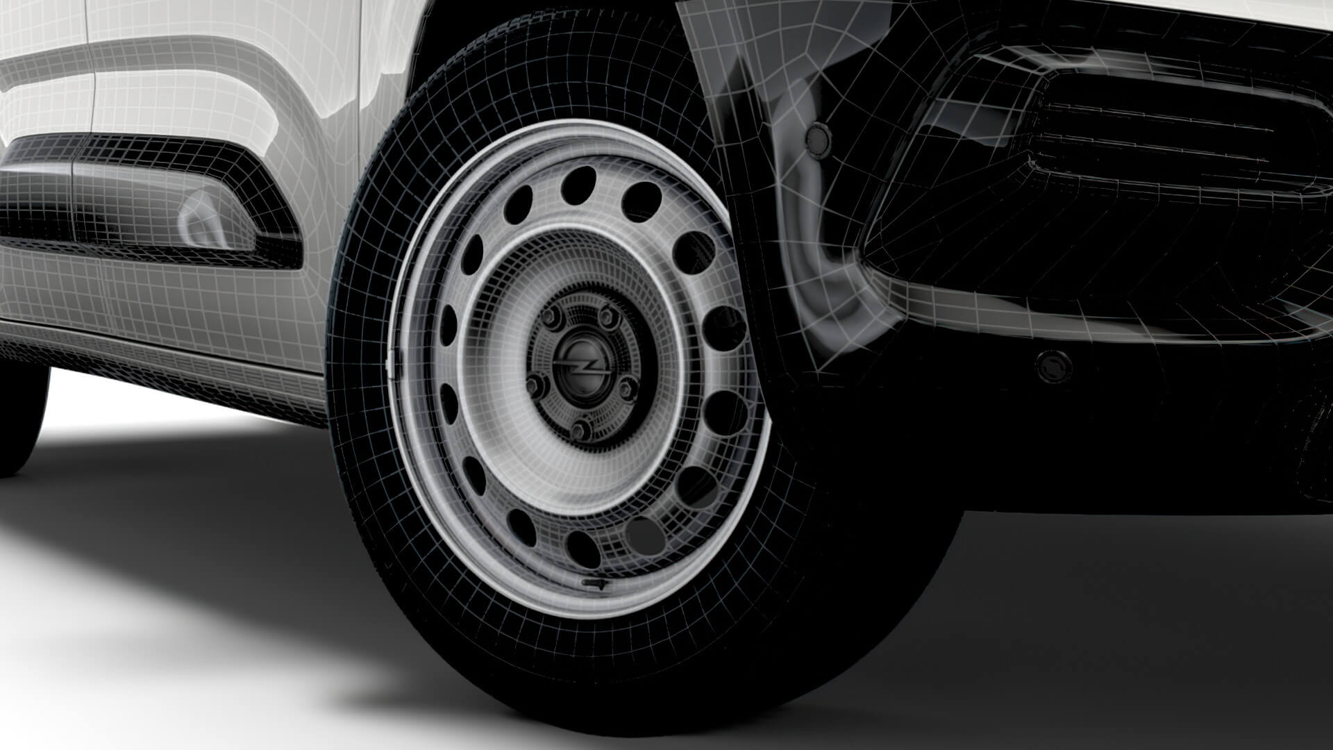 Opel Combo Edition Van 2021 Wheel - 3D Model by Creative Idea Studio