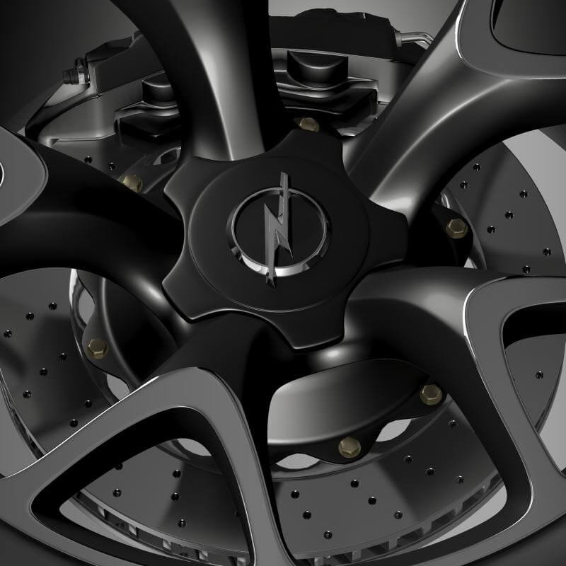 Opel Insignia OPC Concept Wheel - 3D Model by Creative Idea Studio