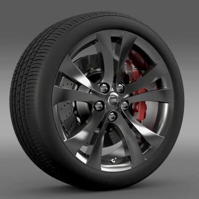 Opel Insignia Wheel - 3D Model by Creative Idea Studio