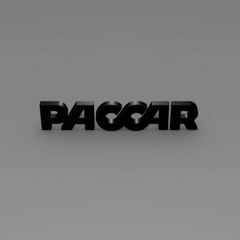 PACCAR Logo - 3D Model by Creative Idea Studio
