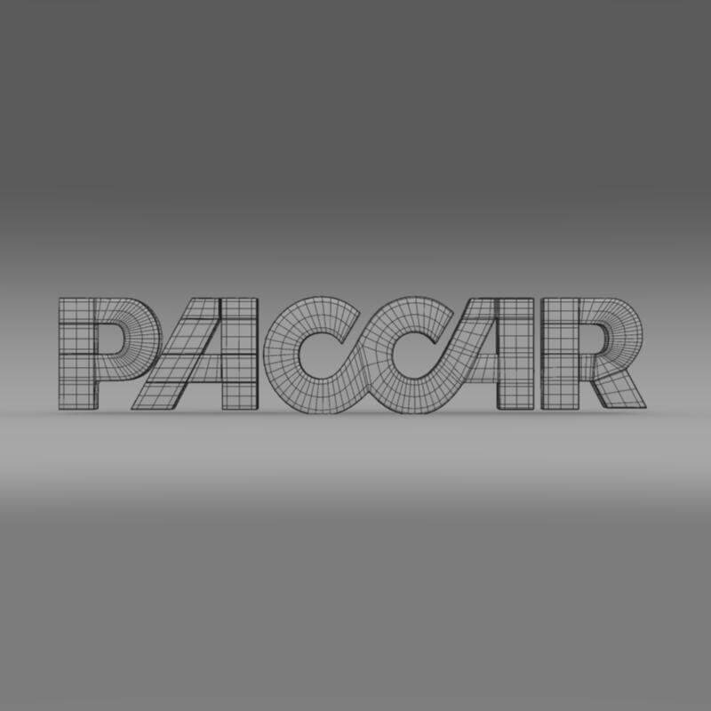 PACCAR Logo - 3D Model by Creative Idea Studio