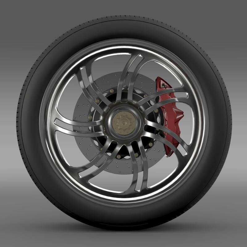 Pagani Huayra Wheel - 3D Model by Creative Idea Studio