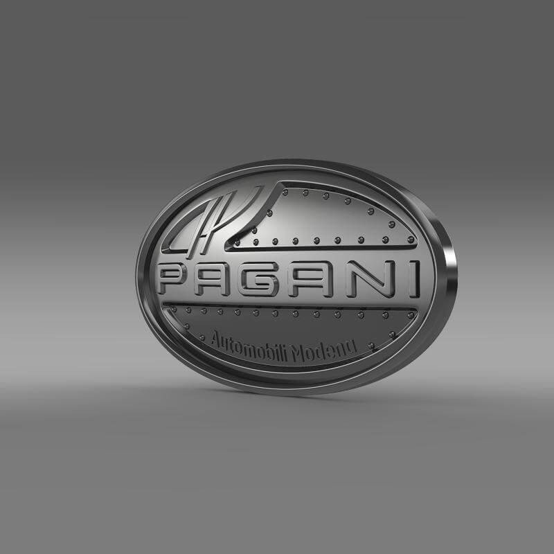 Pagani Logo - 3D Model by Creative Idea Studio