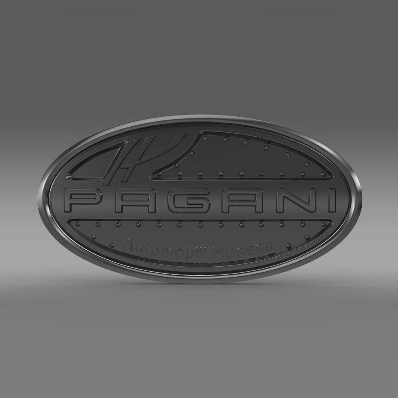 Pagani Logo - 3D Model by Creative Idea Studio