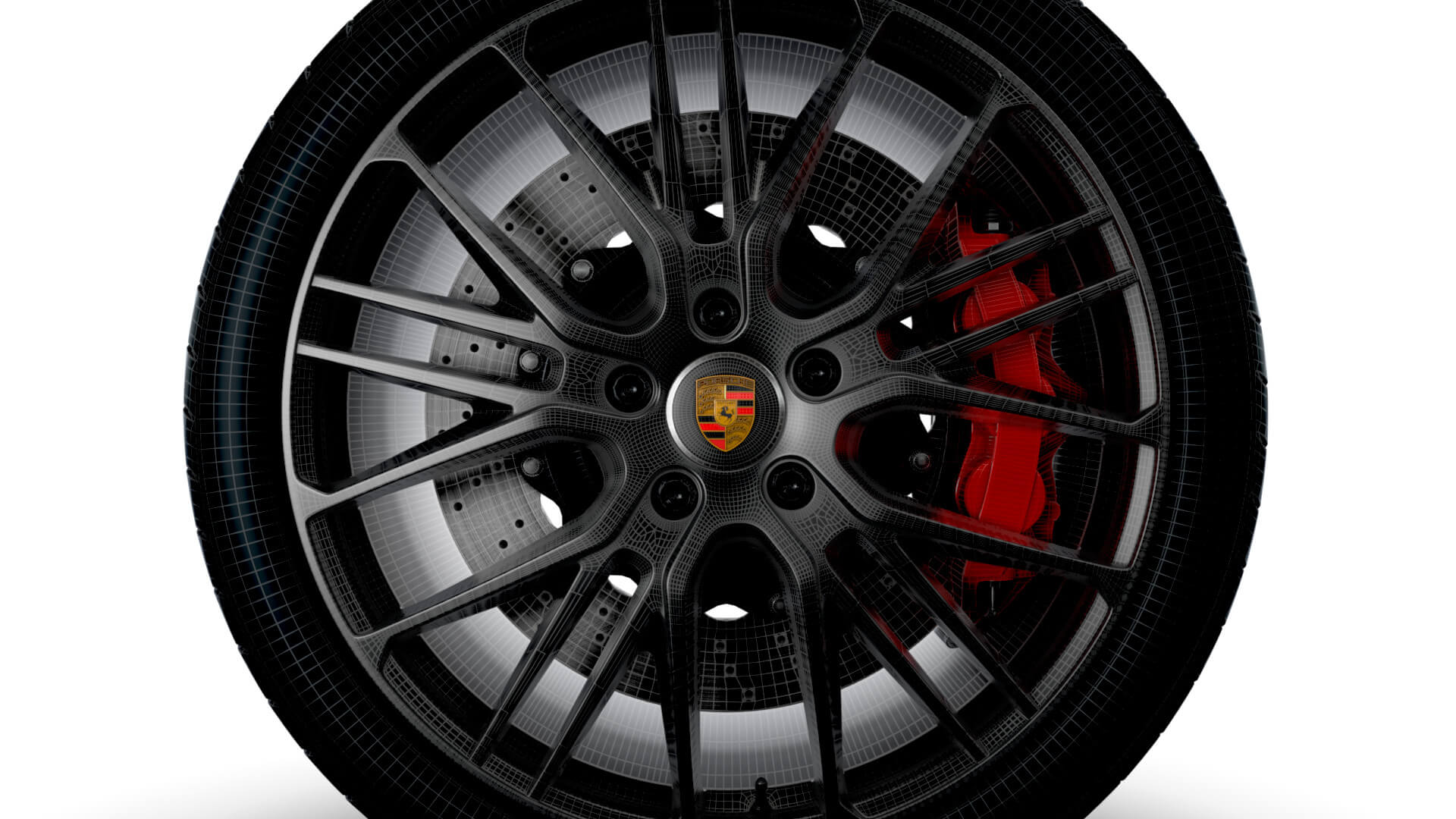 Panamera Porsche Exclusive Wheel - 3D Model by Creative Idea Studio
