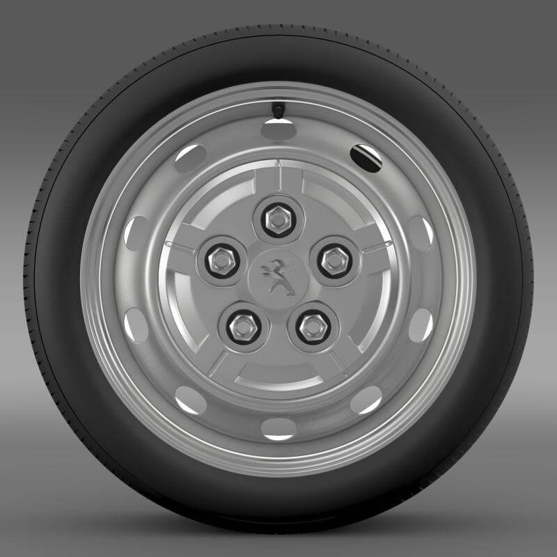 Peugeot Boxer Van Wheel - 3D Model by Creative Idea Studio