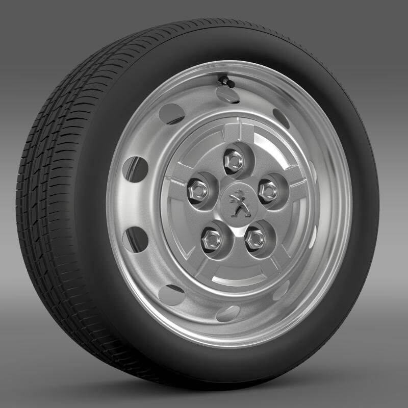 Peugeot Boxer Van Wheel - 3D Model by Creative Idea Studio
