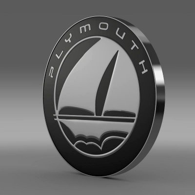 Plymouth Logo - 3D Model by Creative Idea Studio