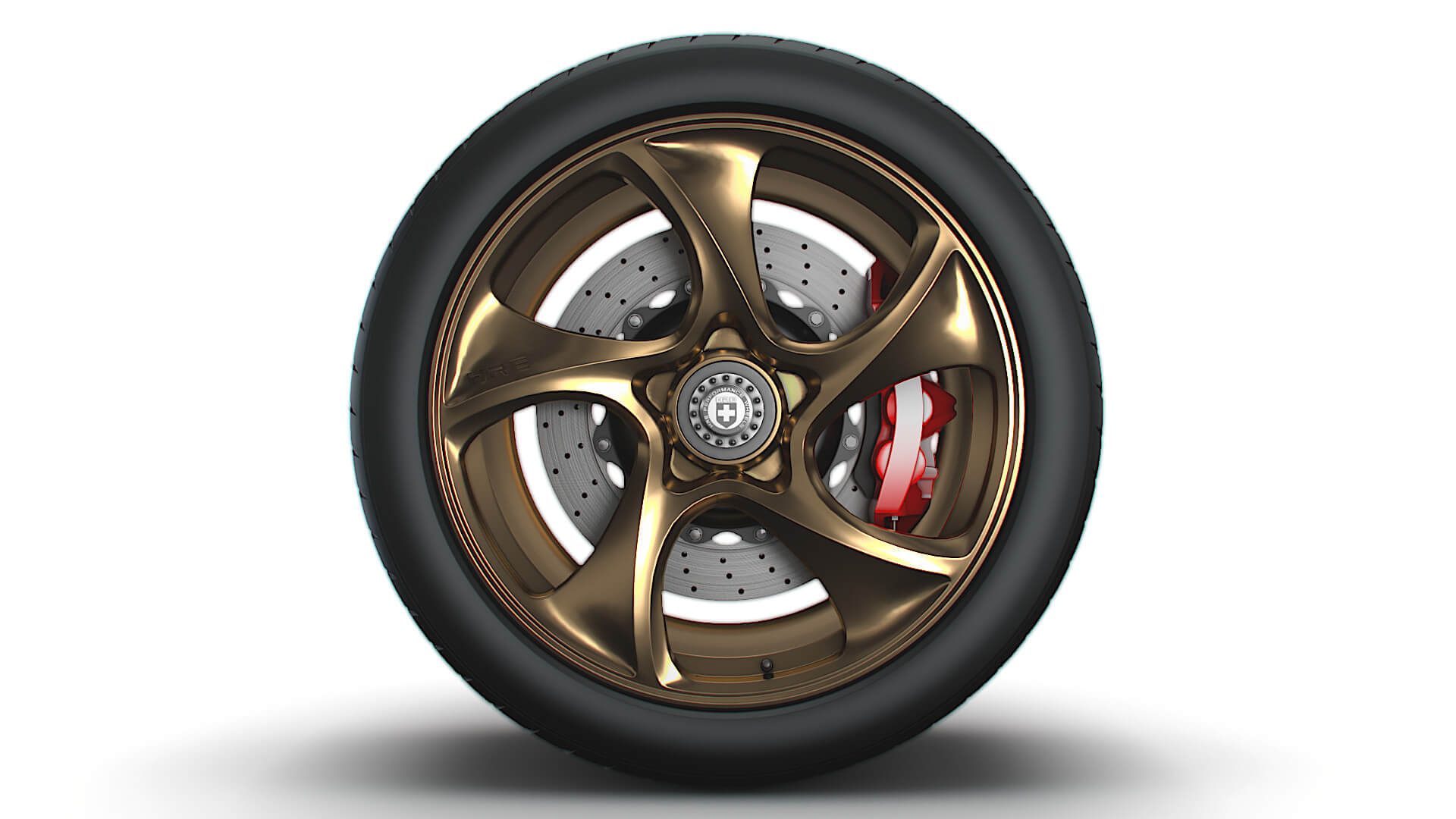 Porsche 911 GT3 HRE Wheel - 3D Model by Creative Idea Studio
