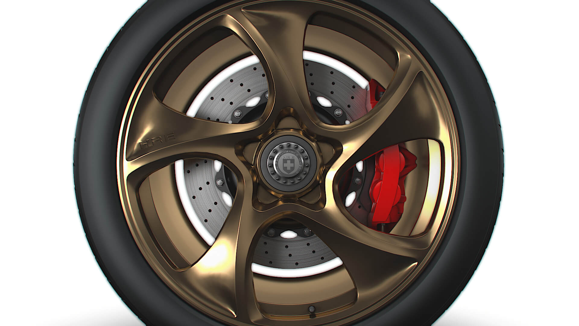 Porsche 911 GT3 HRE Wheel - 3D Model by Creative Idea Studio