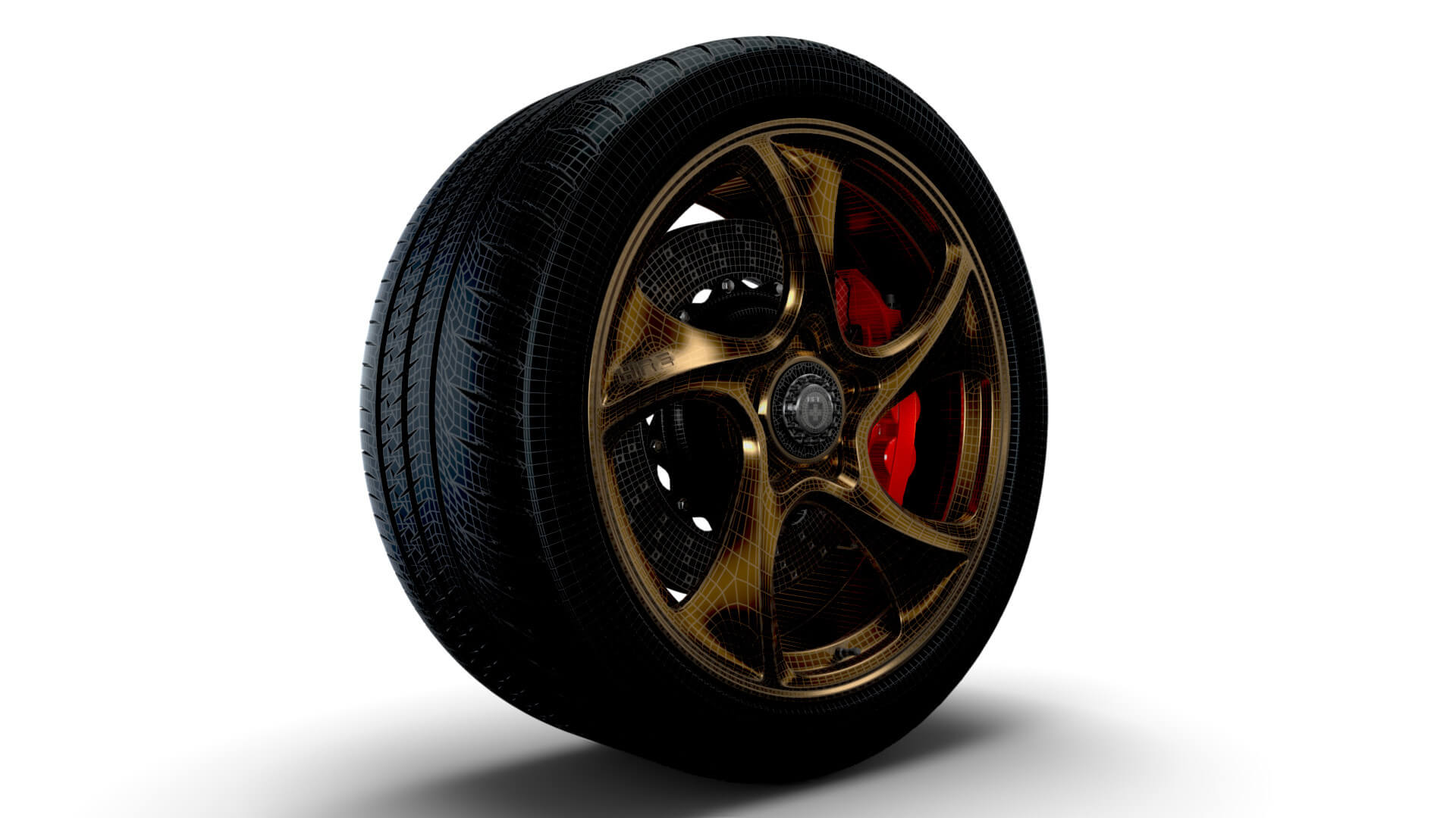 Porsche 911 GT3 HRE Wheel - 3D Model by Creative Idea Studio