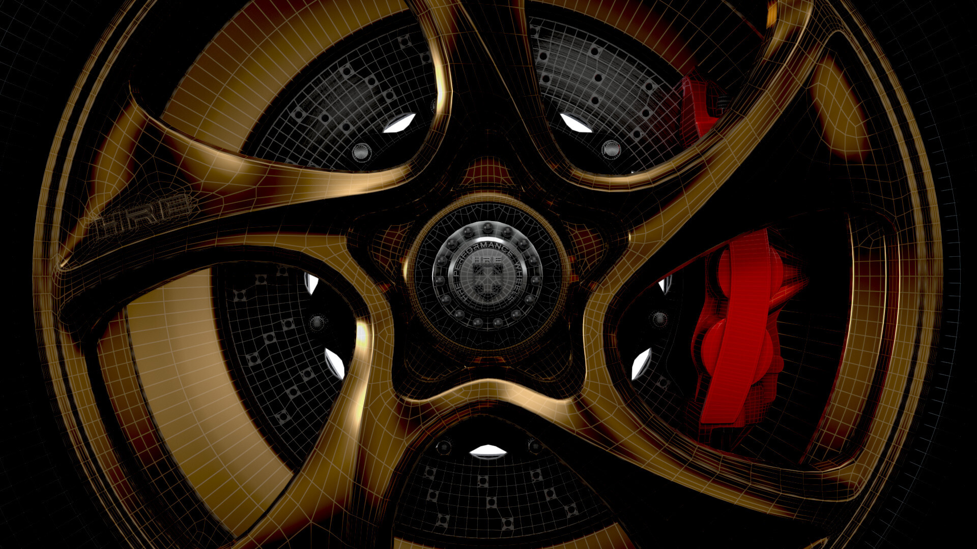 Porsche 911 GT3 HRE Wheel - 3D Model by Creative Idea Studio