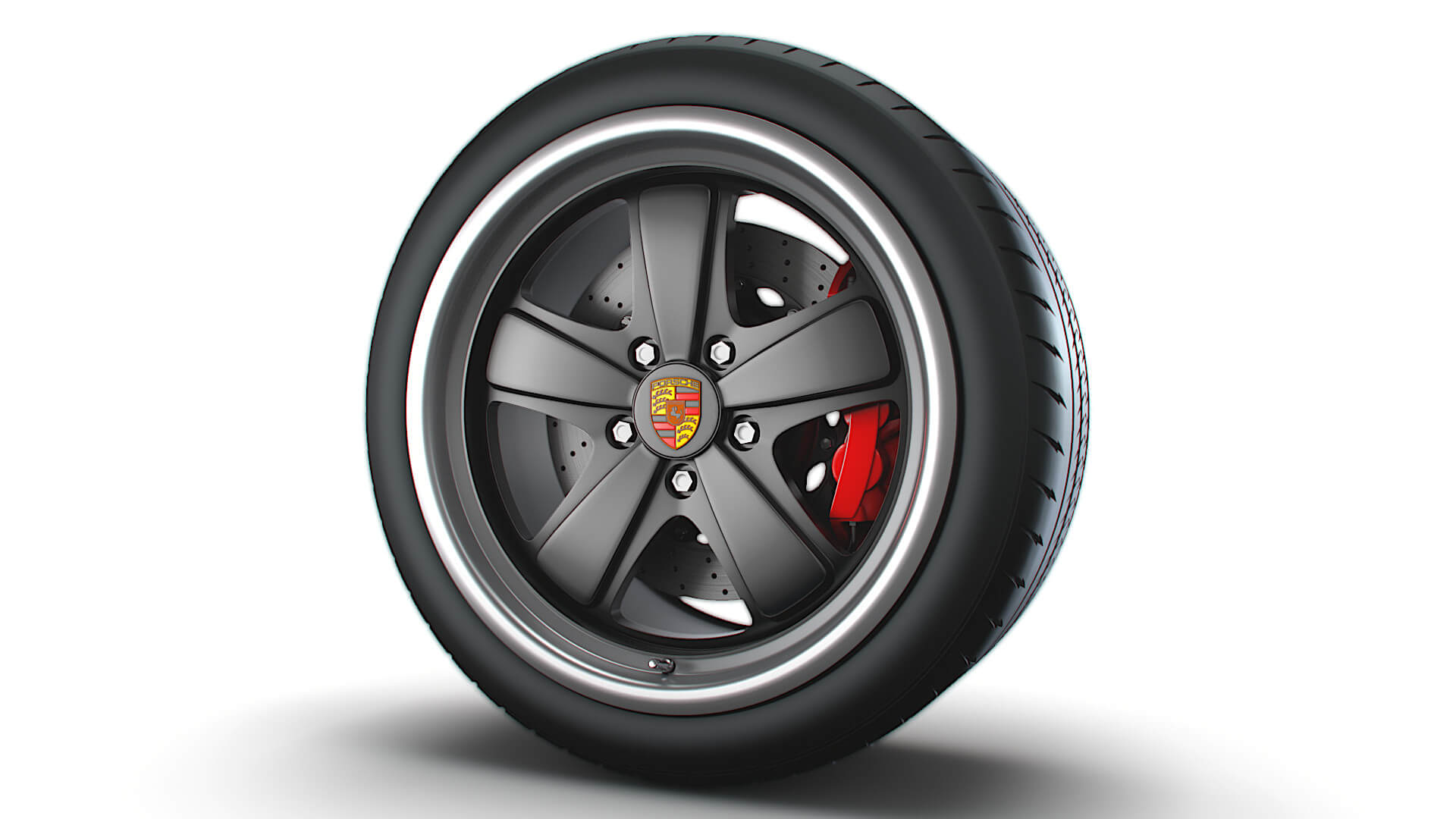 Porsche 911 Iconic Sport Classic Wheel - 3D Model by Creative Idea Studio