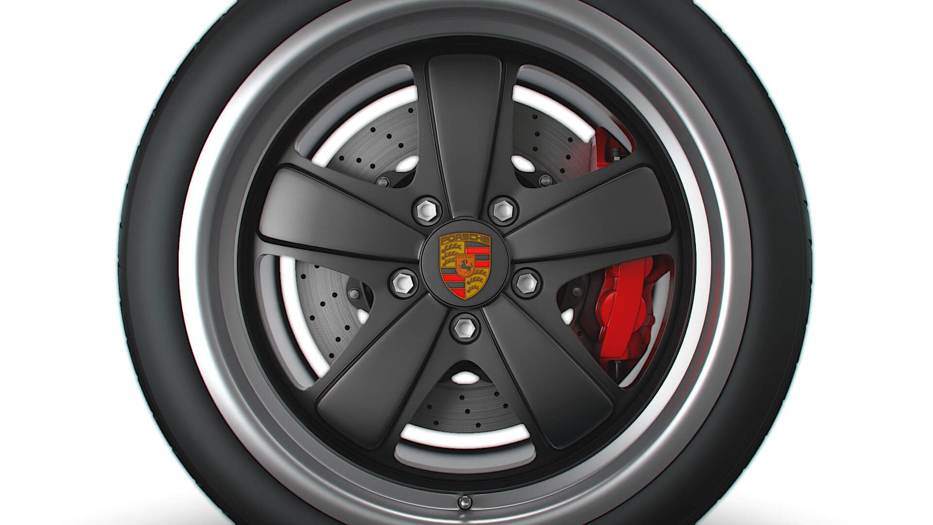 Porsche 911 Iconic Sport Classic Wheel - 3D Model by Creative Idea Studio