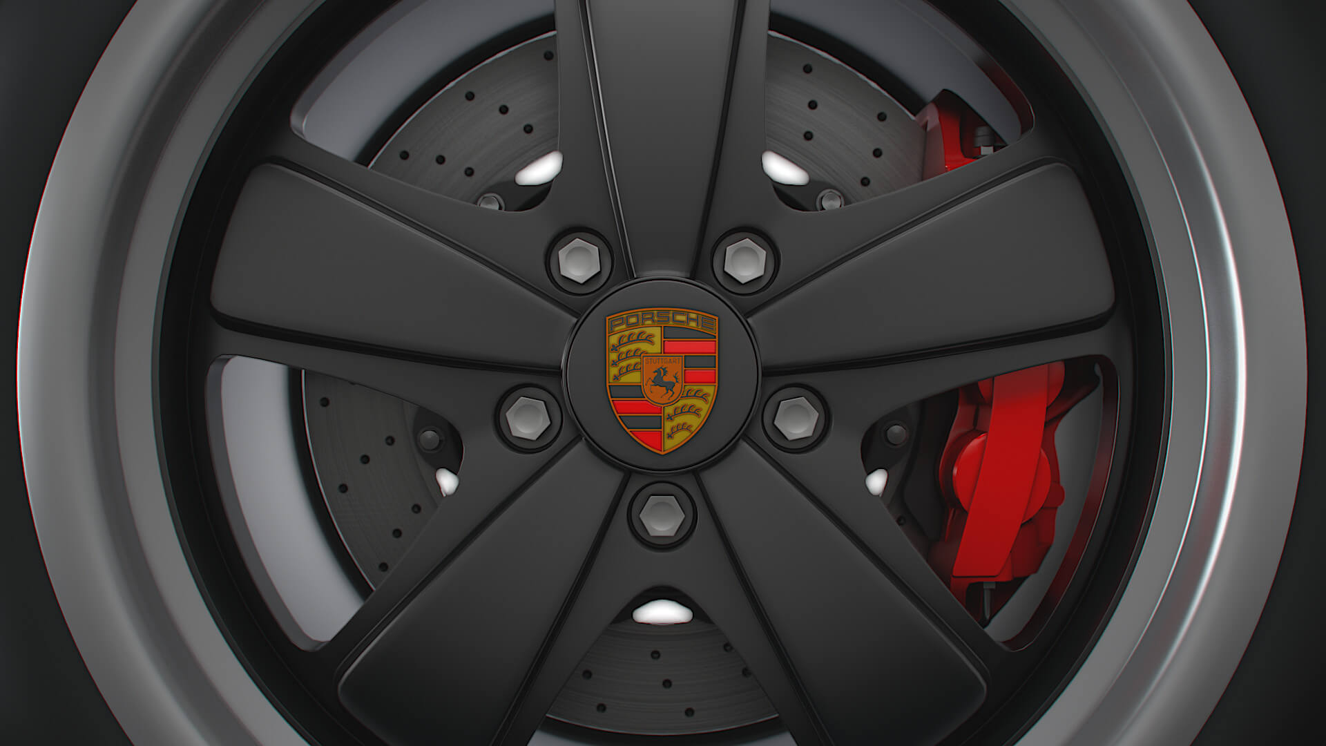 Porsche 911 Iconic Sport Classic Wheel - 3D Model by Creative Idea Studio
