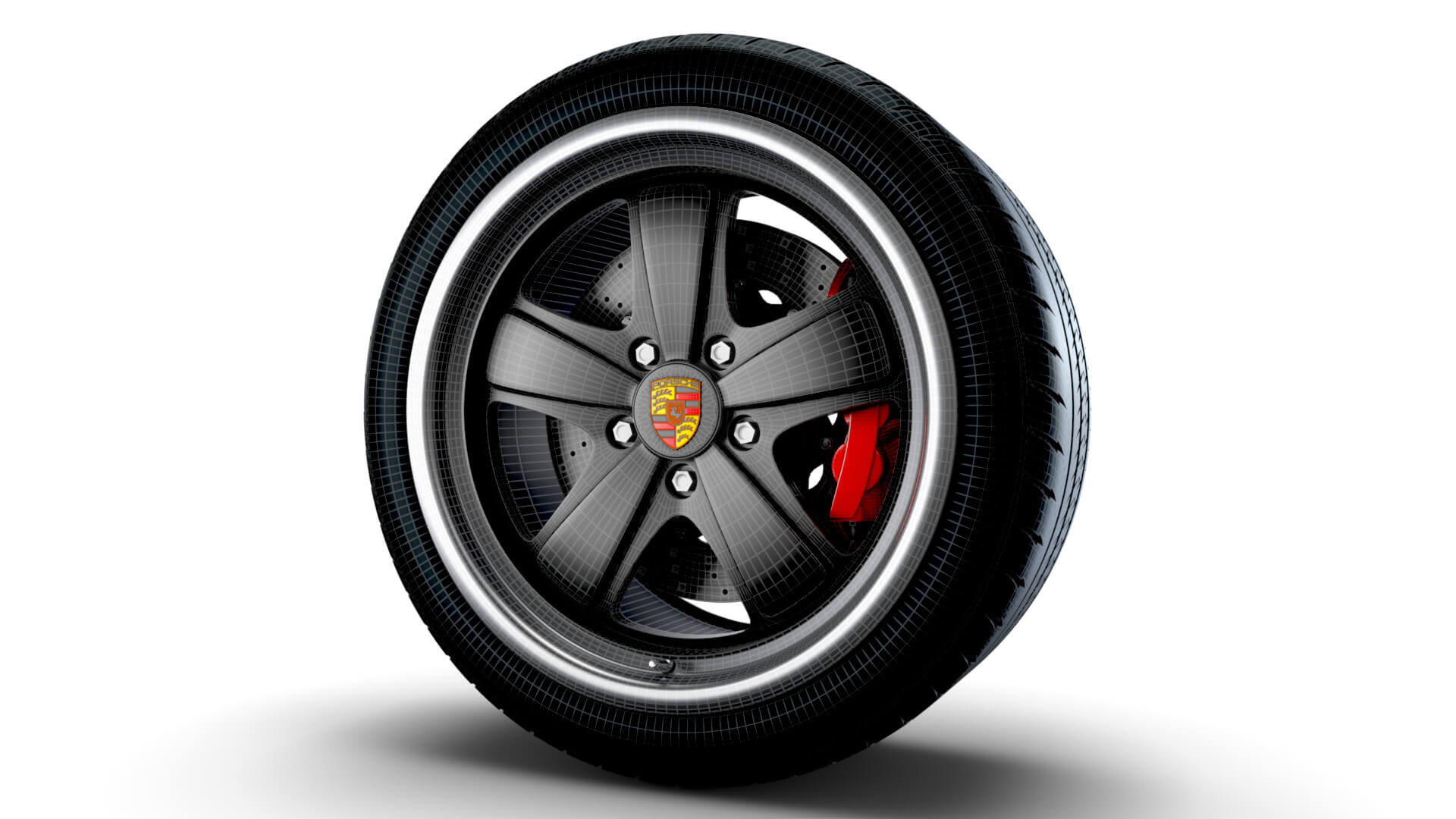 Porsche 911 Iconic Sport Classic Wheel - 3D Model by Creative Idea Studio