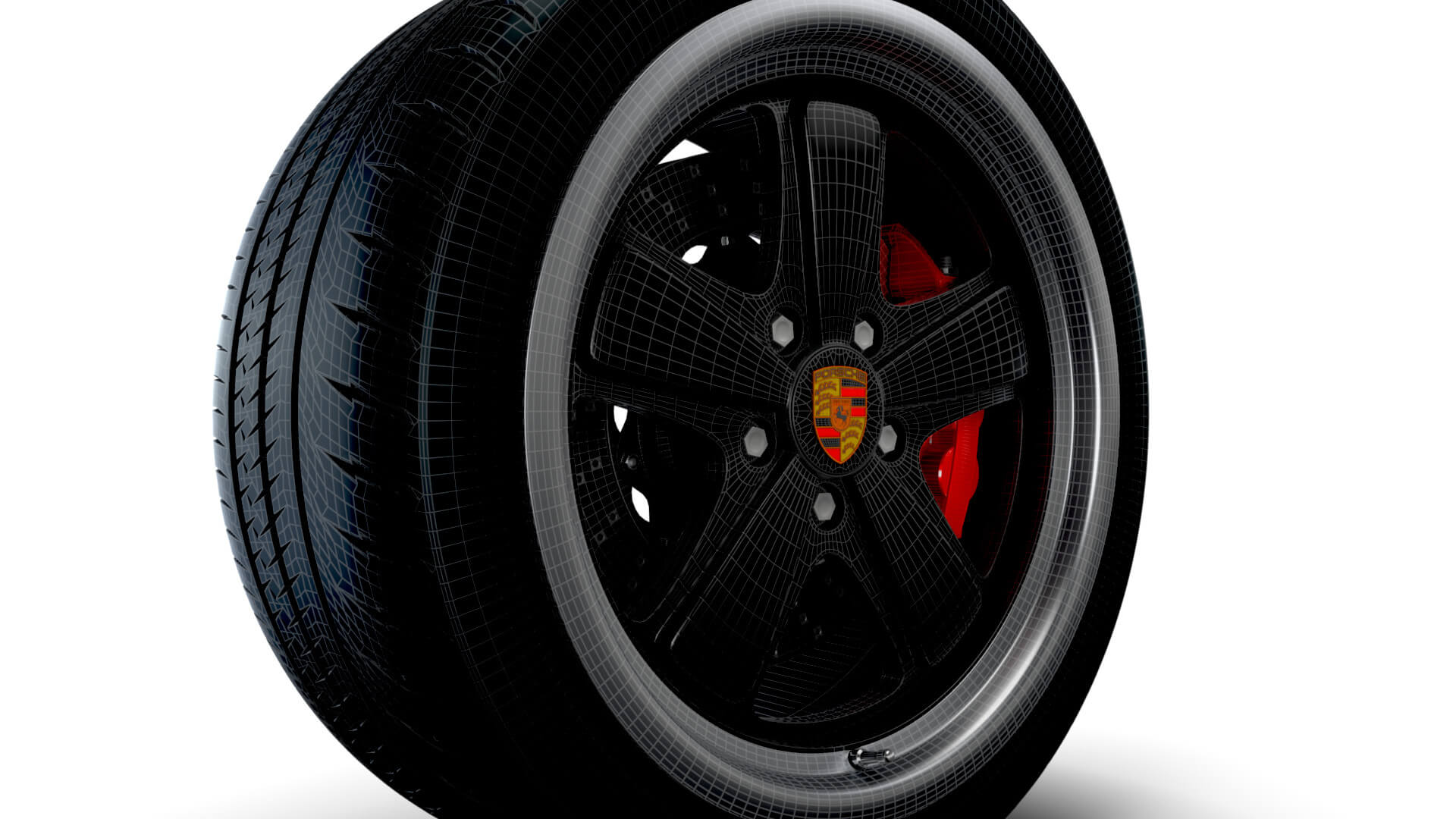 Porsche 911 Iconic Sport Classic Wheel - 3D Model by Creative Idea Studio