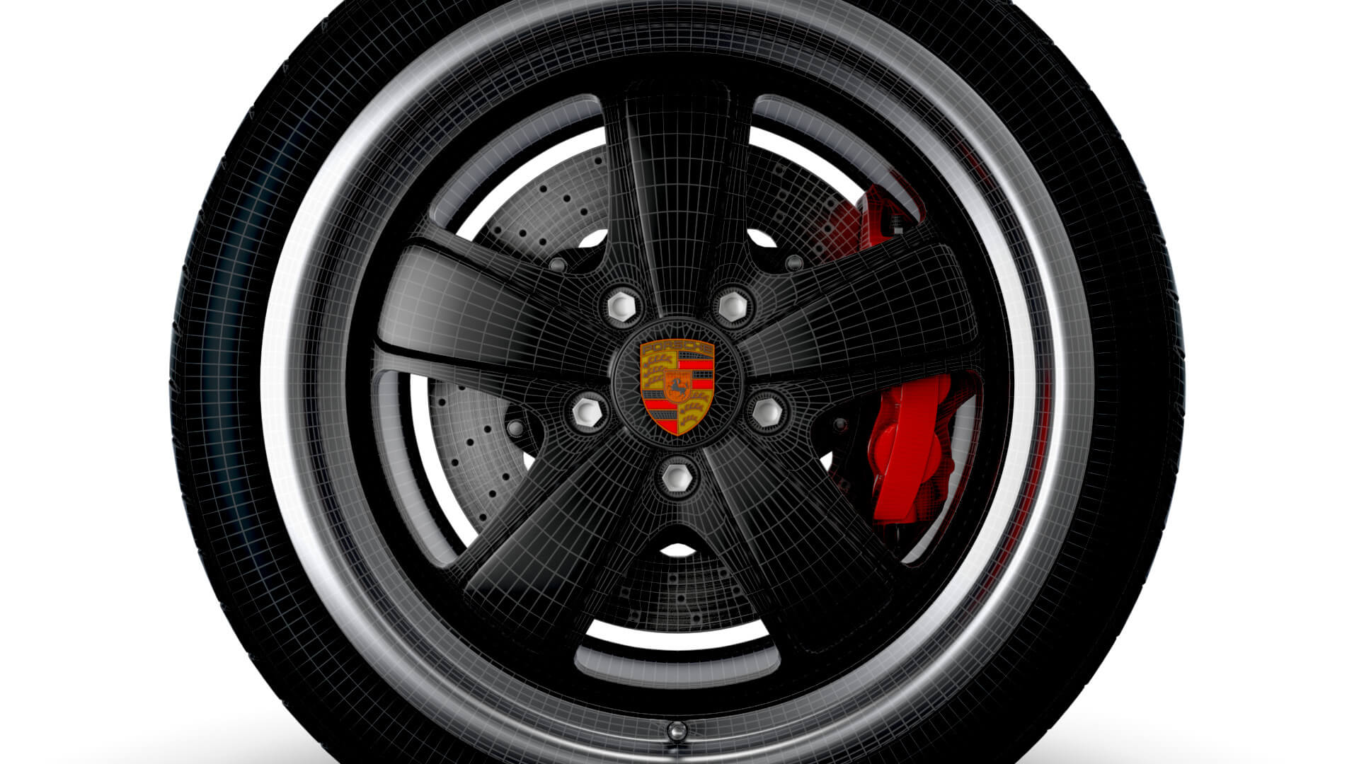 Porsche 911 Iconic Sport Classic Wheel - 3D Model by Creative Idea Studio