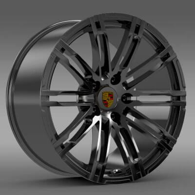 Porsche 911 Turbo 2013 Rim - 3D Model by Creative Idea Studio
