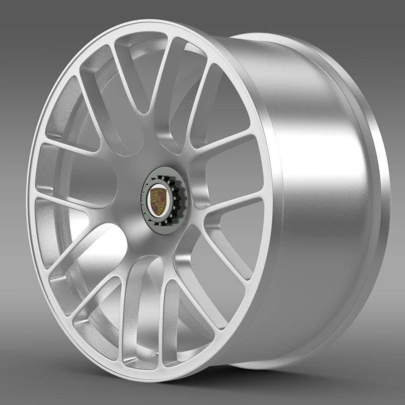Porsche 911 Turbo Rim - 3D Model by Creative Idea Studio