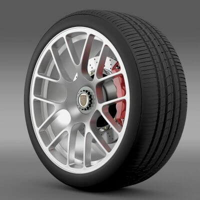 Porsche 911 Turbo Wheel - 3D Model by Creative Idea Studio