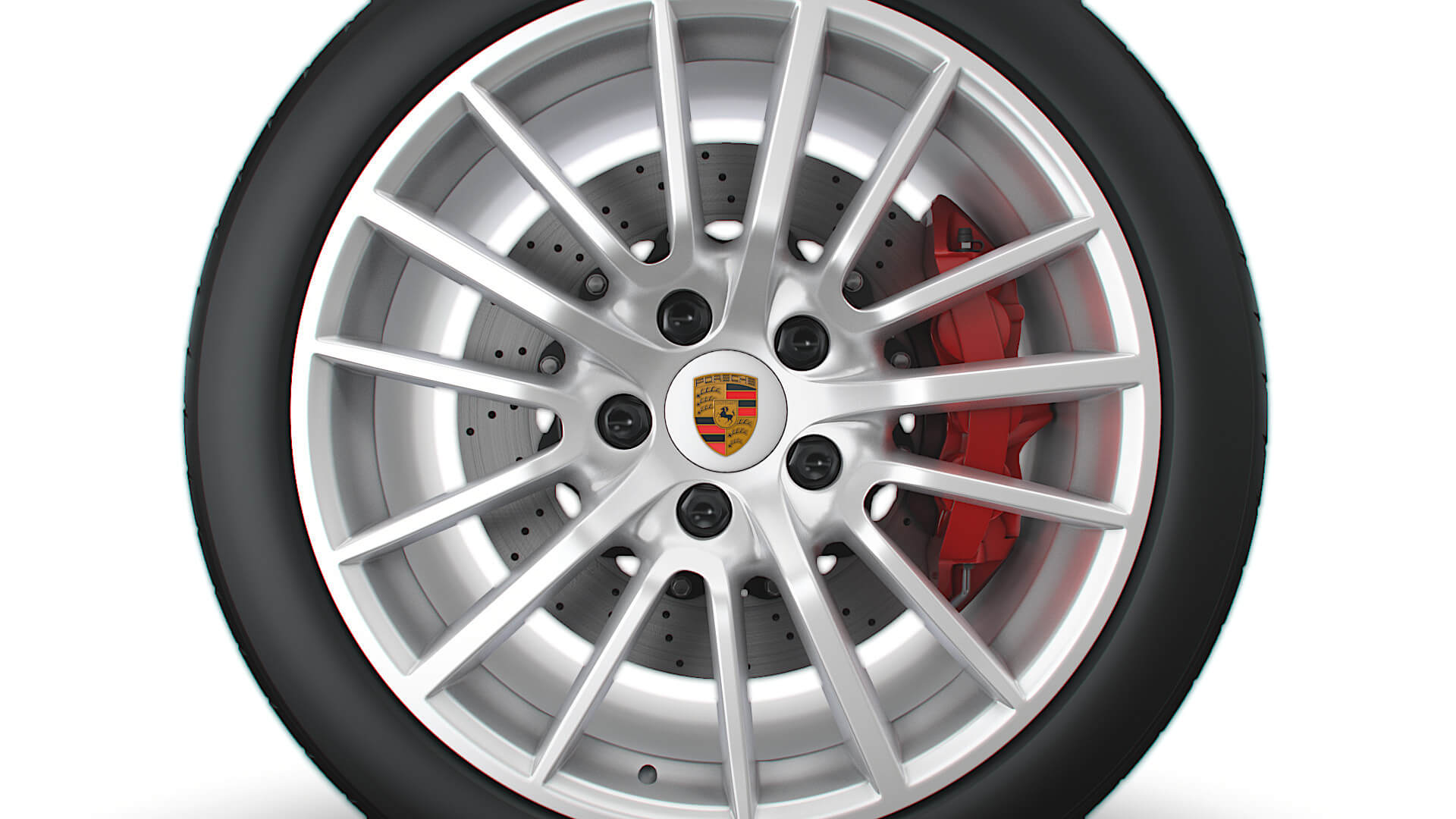 Porsche 997 911 Exclusive Wheel - 3D Model by Creative Idea Studio
