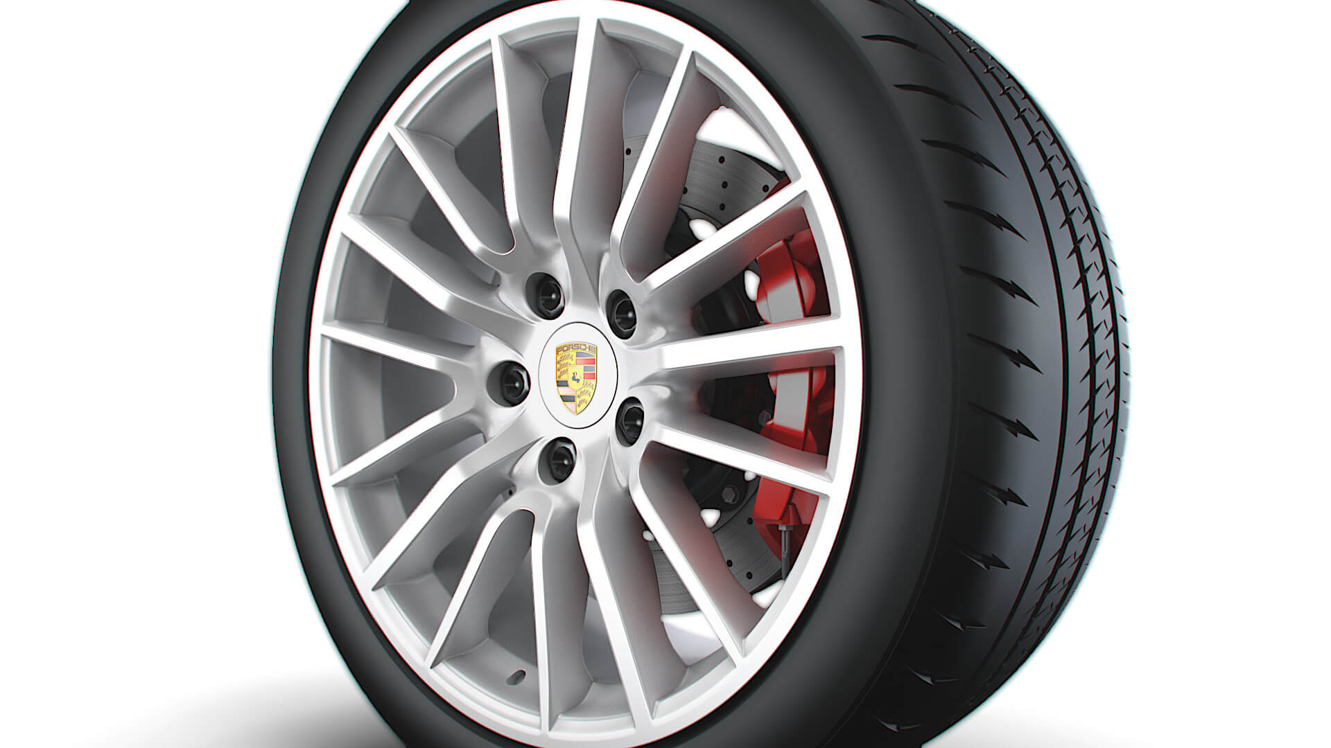Porsche 997 911 Exclusive Wheel - 3D Model by Creative Idea Studio