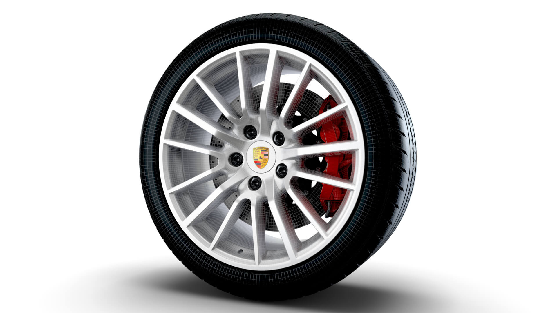 Porsche 997 911 Exclusive Wheel - 3D Model by Creative Idea Studio