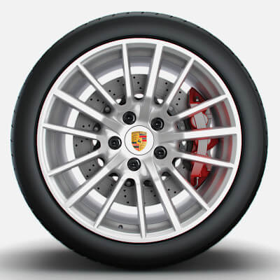 Porsche 997 911 Exclusive Wheel - 3D Model by Creative Idea Studio