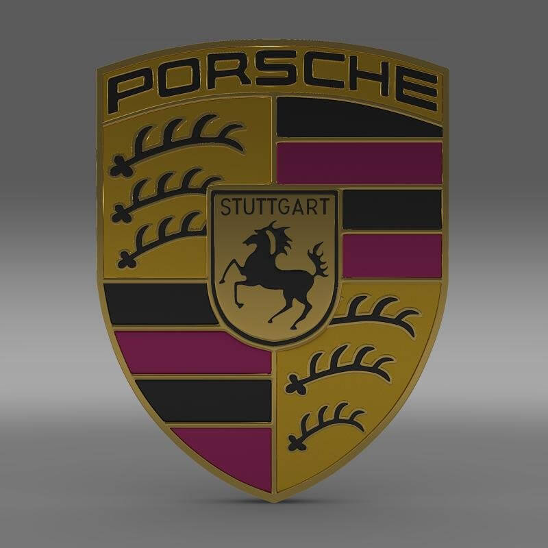 Porsche Logo - 3D Model by Creative Idea Studio