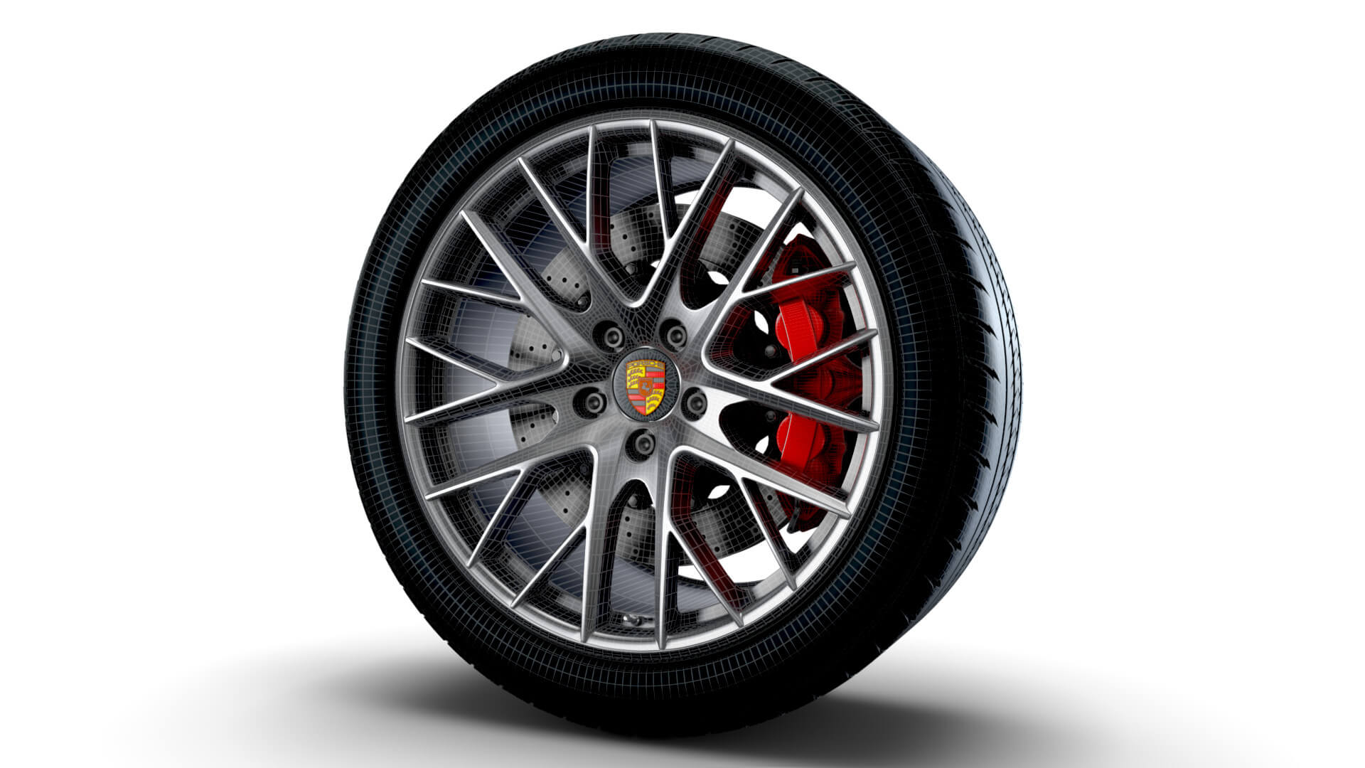 Porsche Panamera Wheel - 3D Model by Creative Idea Studio