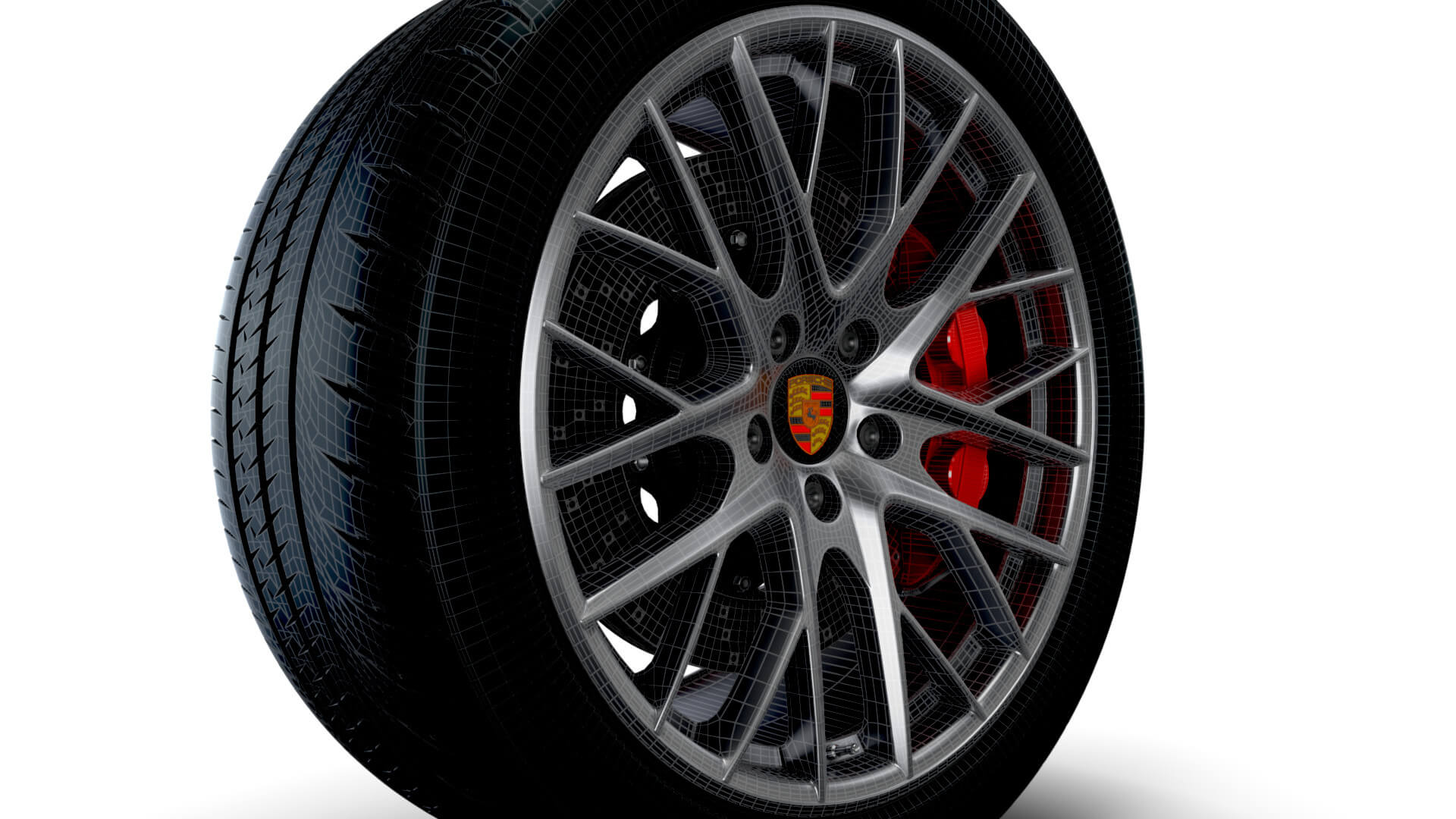 Porsche Panamera Wheel - 3D Model by Creative Idea Studio