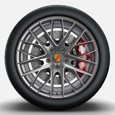 Porsche Panamera Wheel - 3D Model by Creative Idea Studio