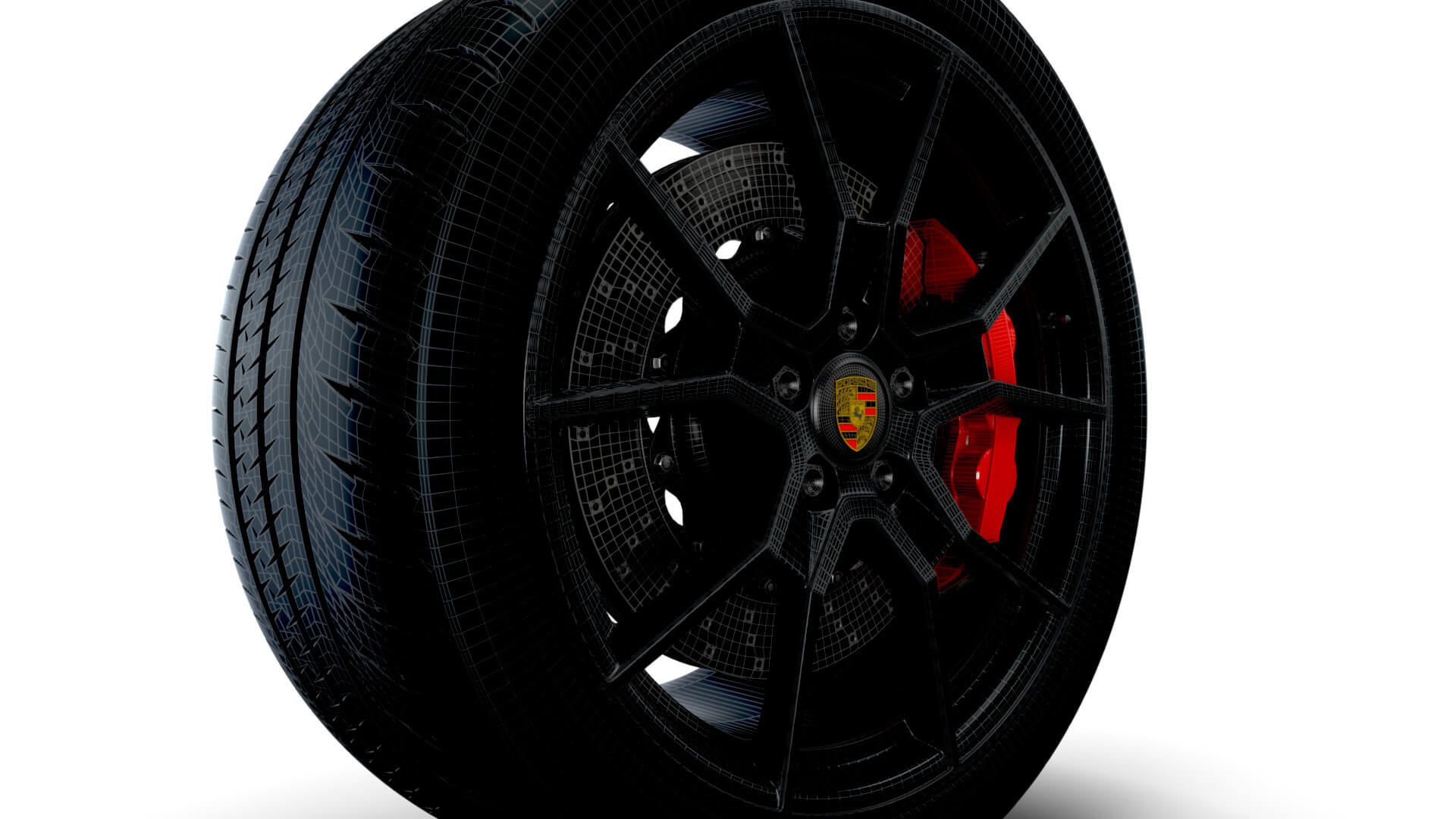 Porsche Taycan GT Wheel - 3D Model by Creative Idea Studio