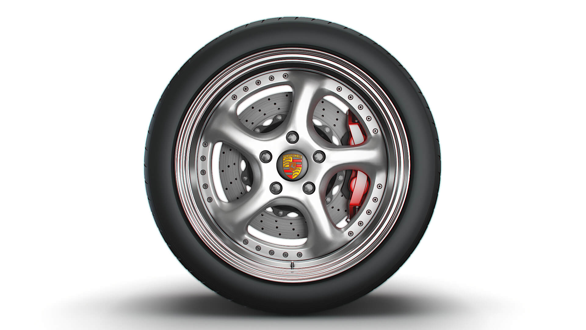 Porsche Turbo P Wheel - 3D Model by Creative Idea Studio