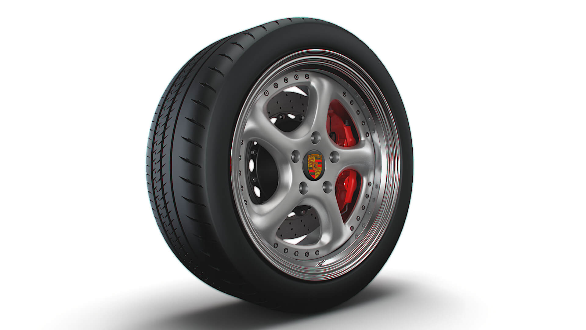 Porsche Turbo P Wheel - 3D Model by Creative Idea Studio