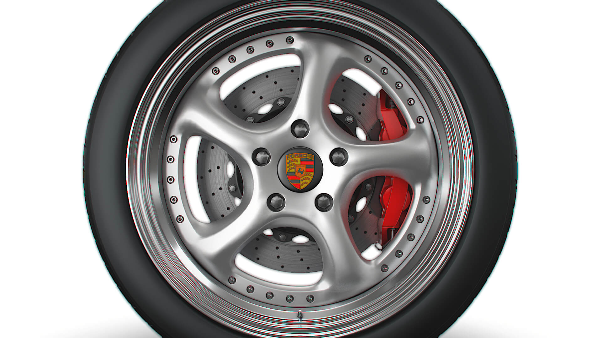 Porsche Turbo P Wheel - 3D Model by Creative Idea Studio