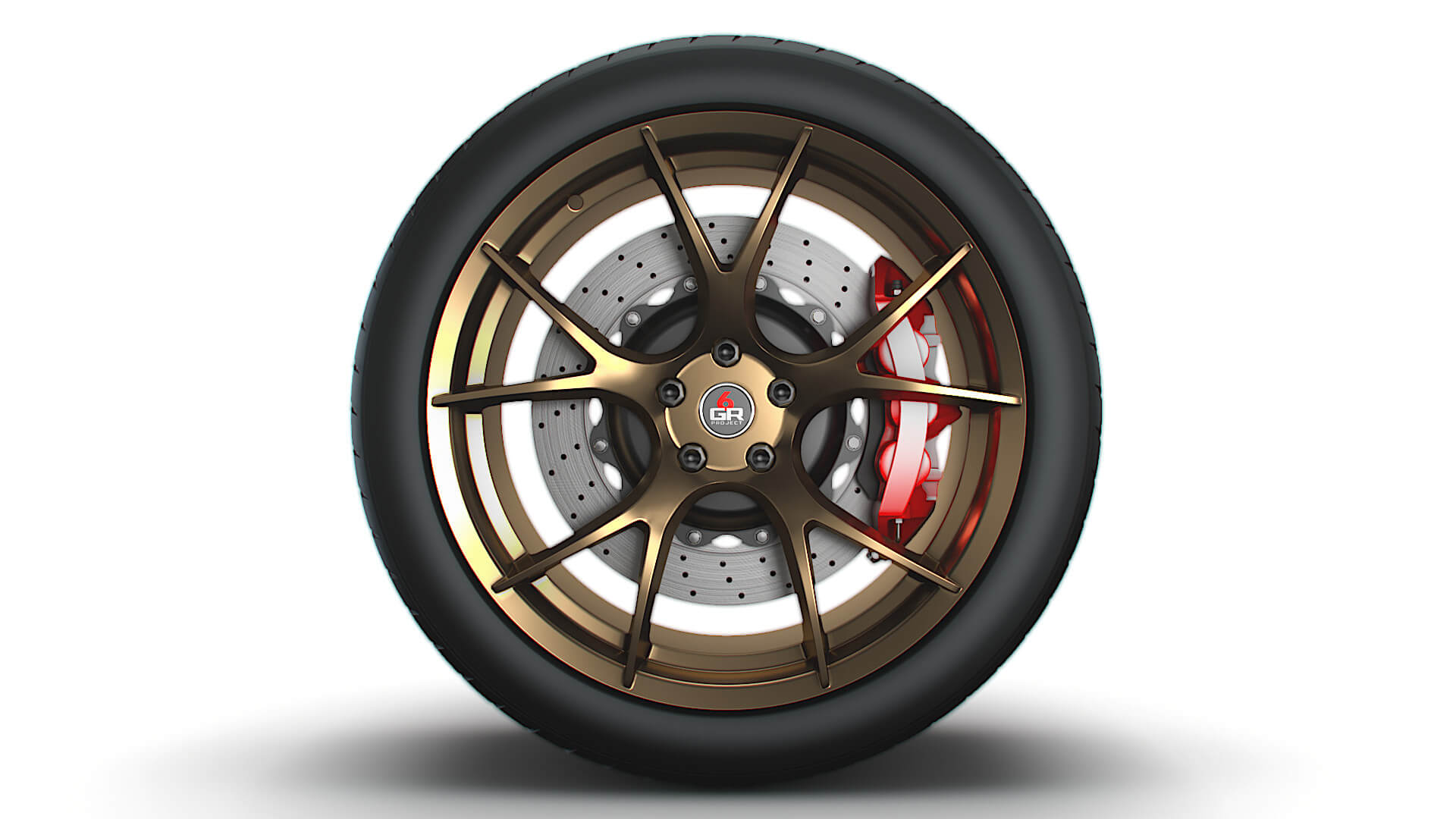 Project 6GR Wheel - 3D Model by Creative Idea Studio