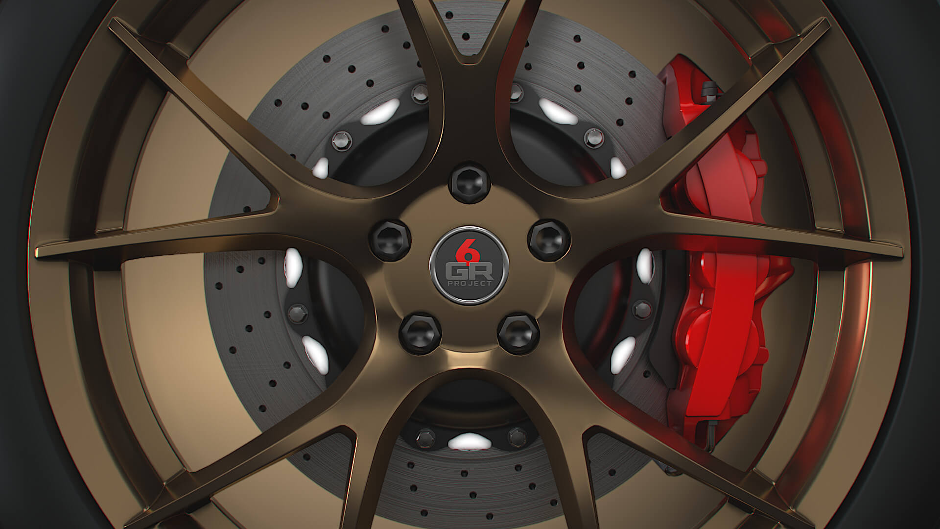 Project 6GR Wheel - 3D Model by Creative Idea Studio