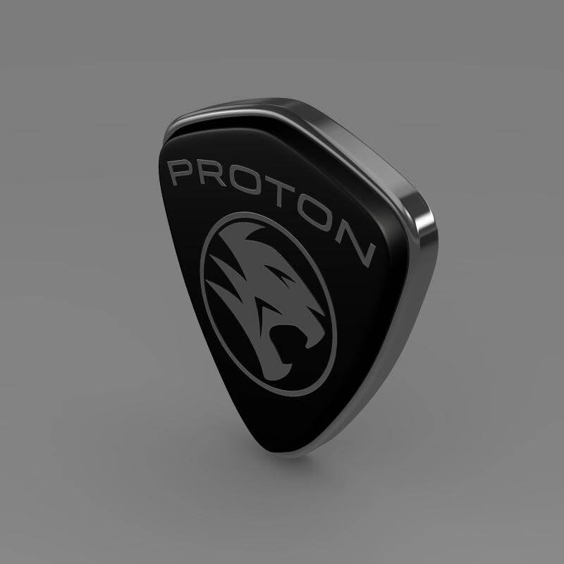 Proton Logo - 3D Model by Creative Idea Studio