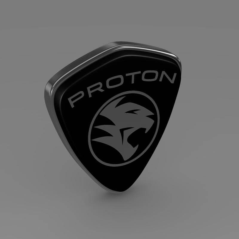 Proton Logo - 3D Model by Creative Idea Studio
